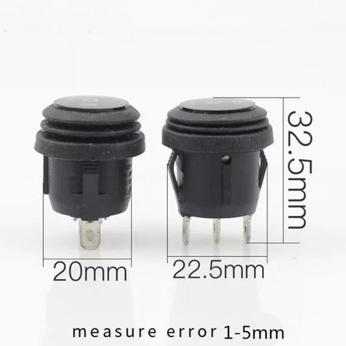 Switch impermeable 3 pines 3 posiciones