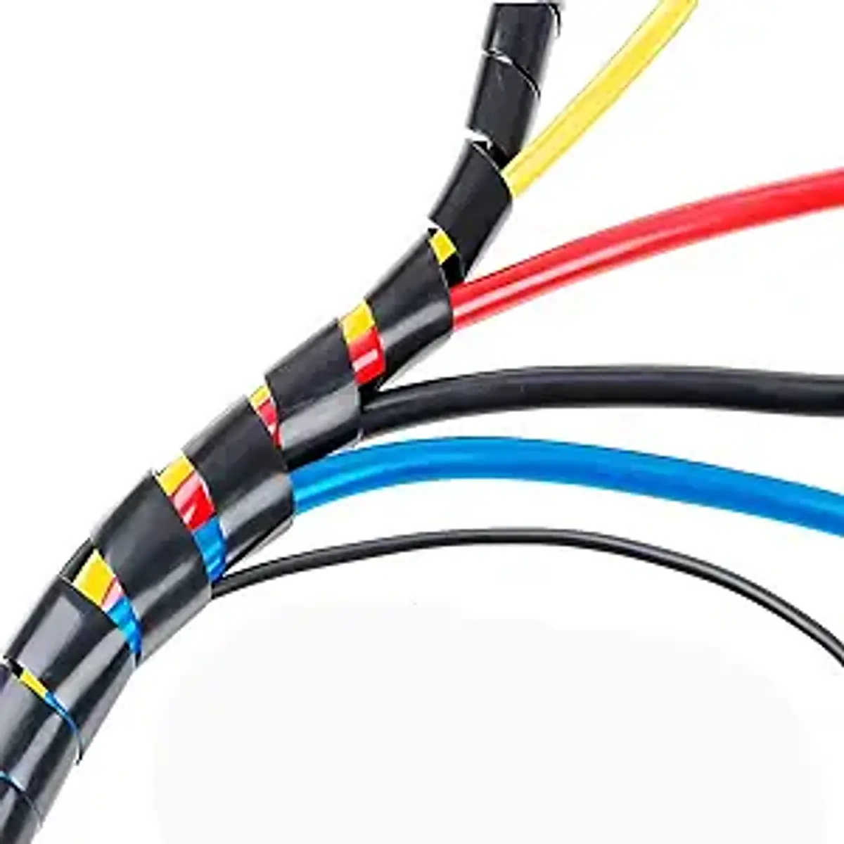 2 metros de Espiral negro de 5/8 para cable 15mm