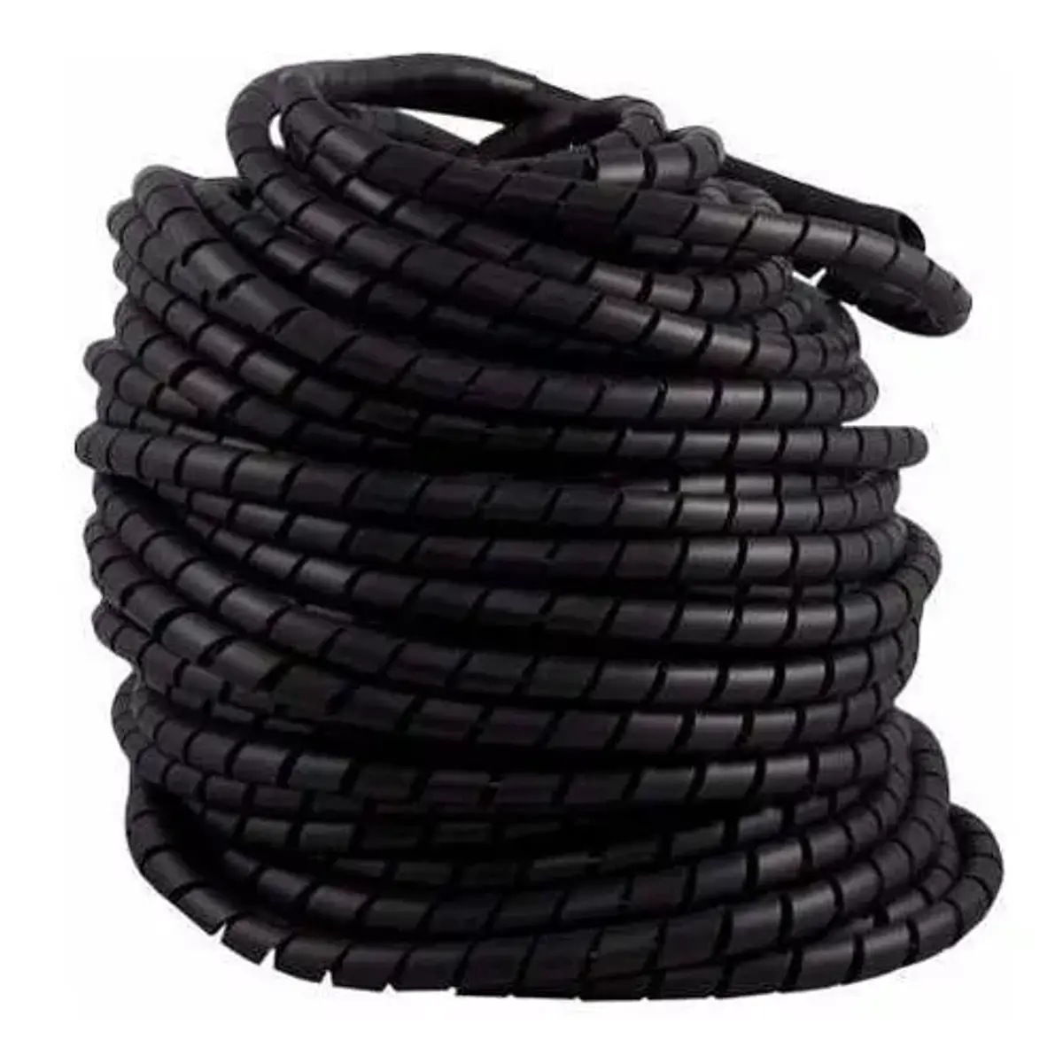 2 metros de Espiral negro de 1 para cable 25mm