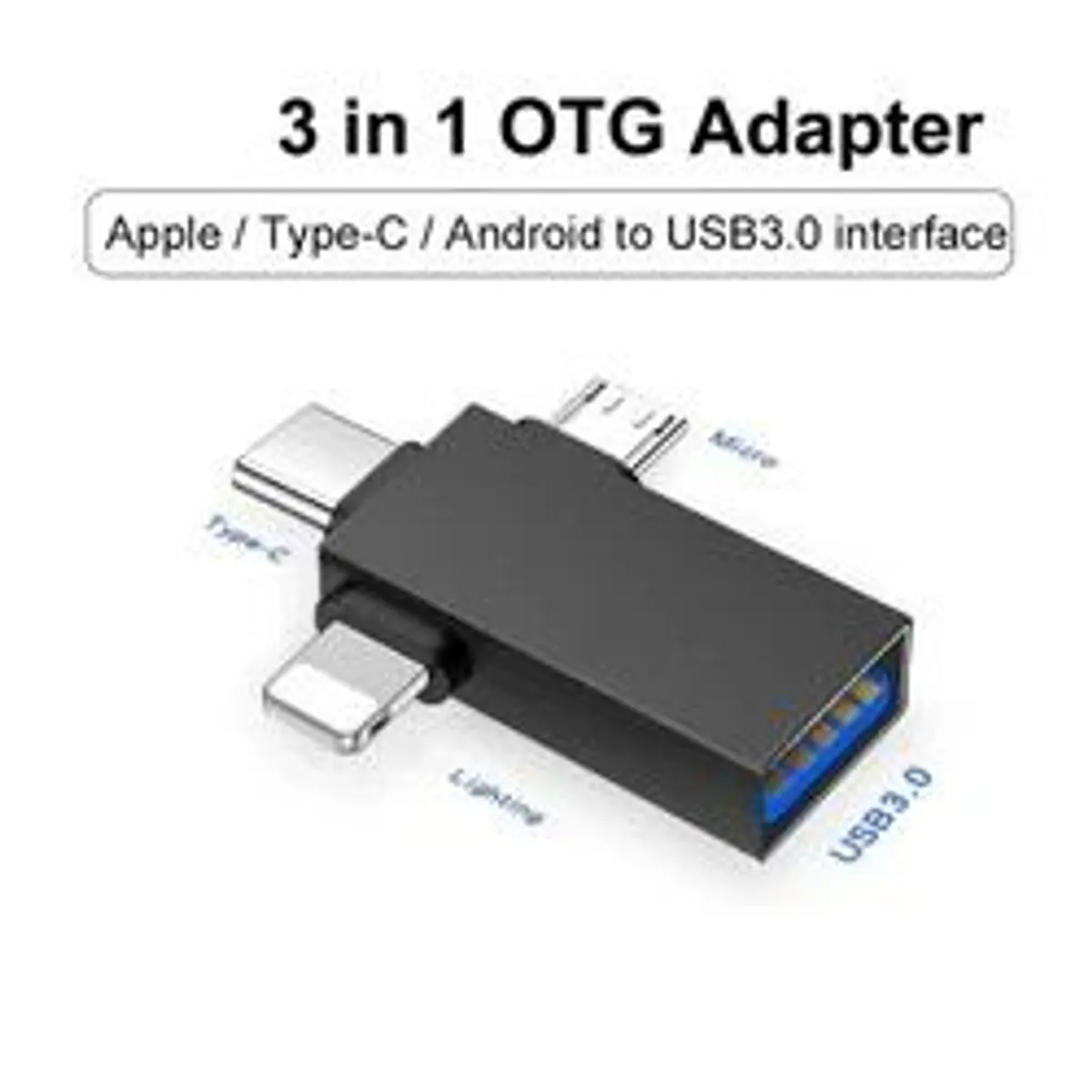 Adaptador Otg 3 en 1