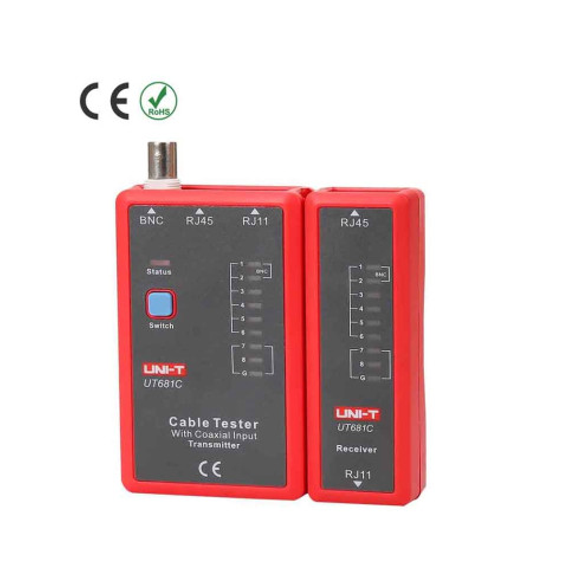 Tester De Red Probador De Cables Rj45 Rj11 Bnc Unit Ut681c