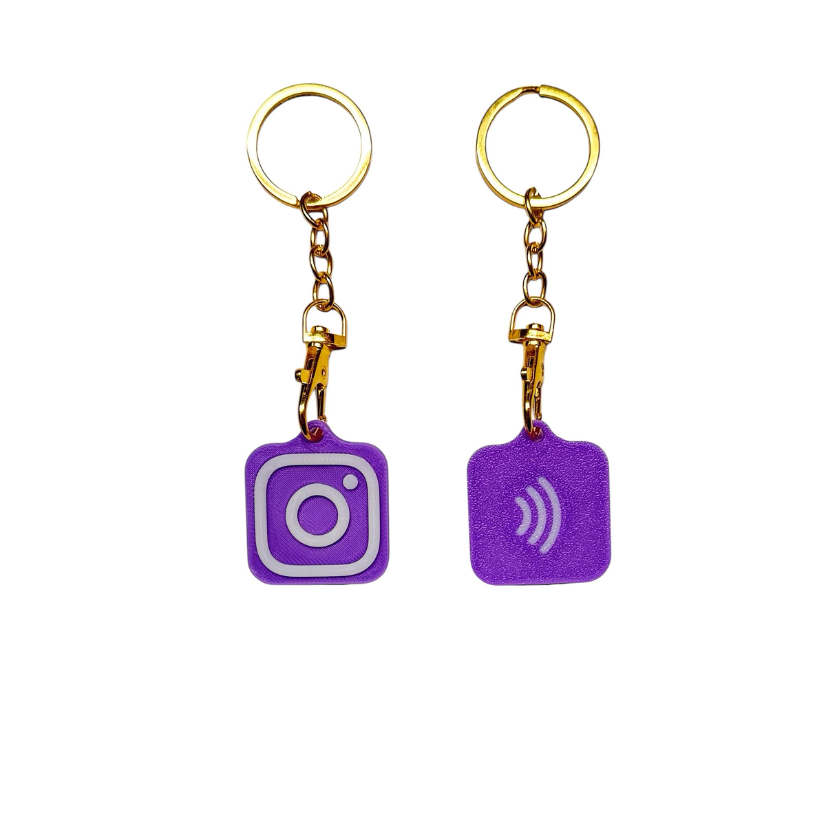 Llavero Nfc Inteligente personalizado para Instagram