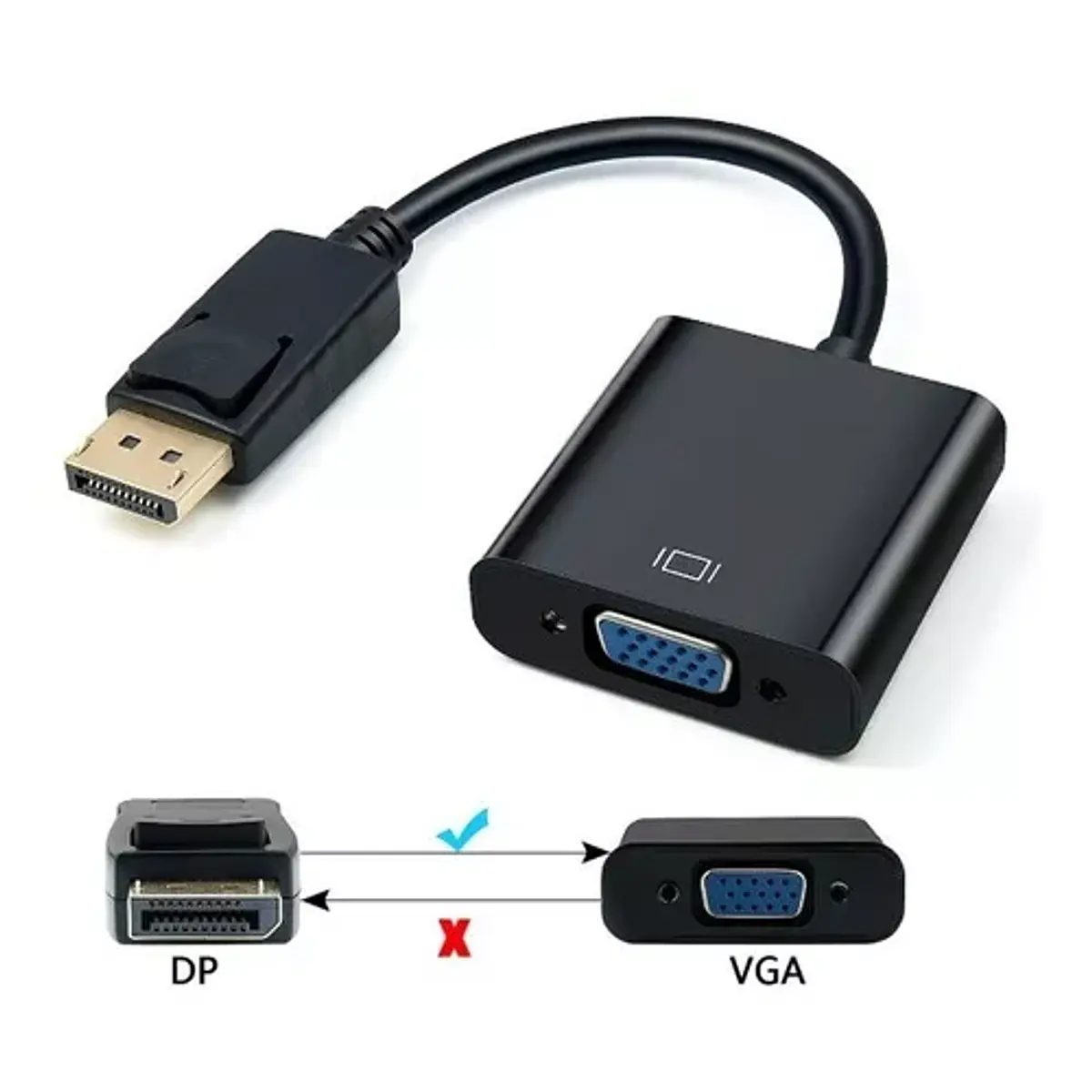 Adaptador Displayport a VGA