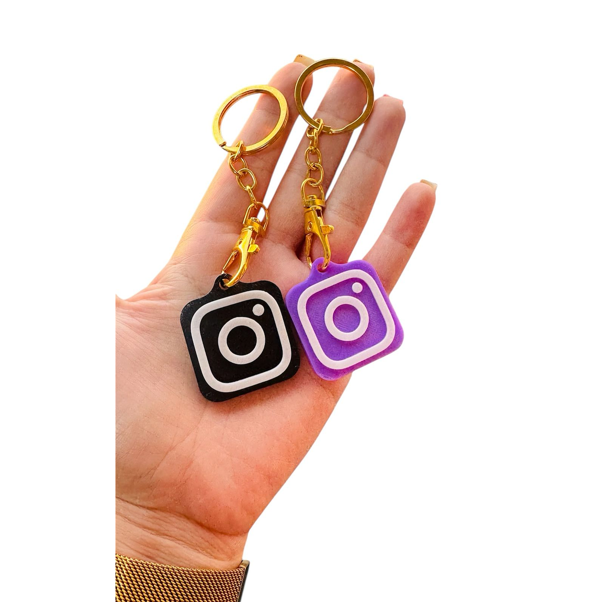 Llavero Nfc Inteligente personalizado para Instagram