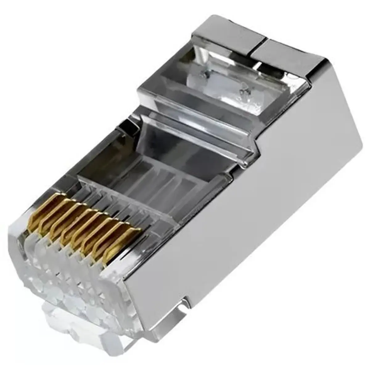 Plug Rj45 blindado CAT6