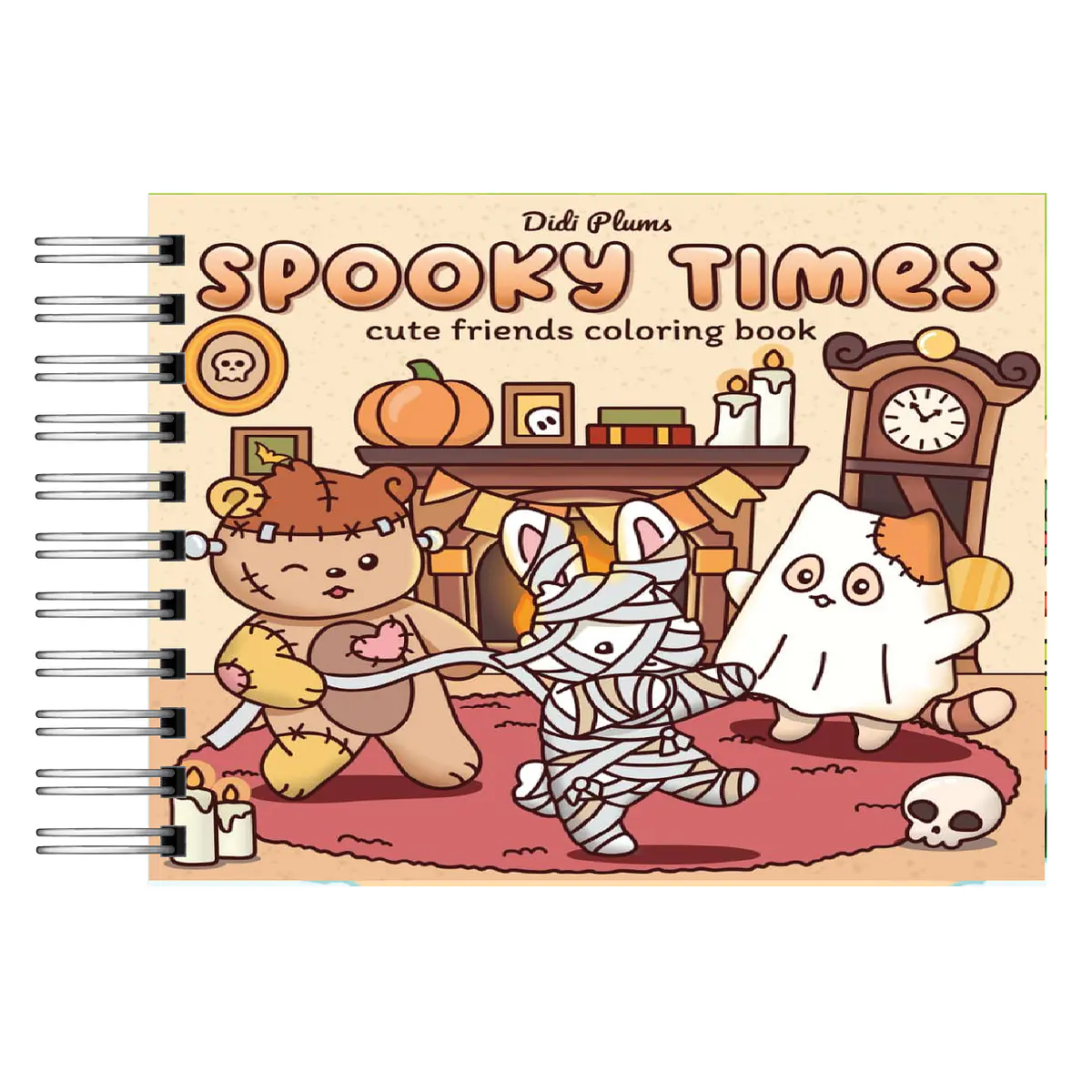 Libro para colorear Spooky Times