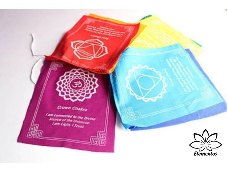 Bandera símbolos chakas