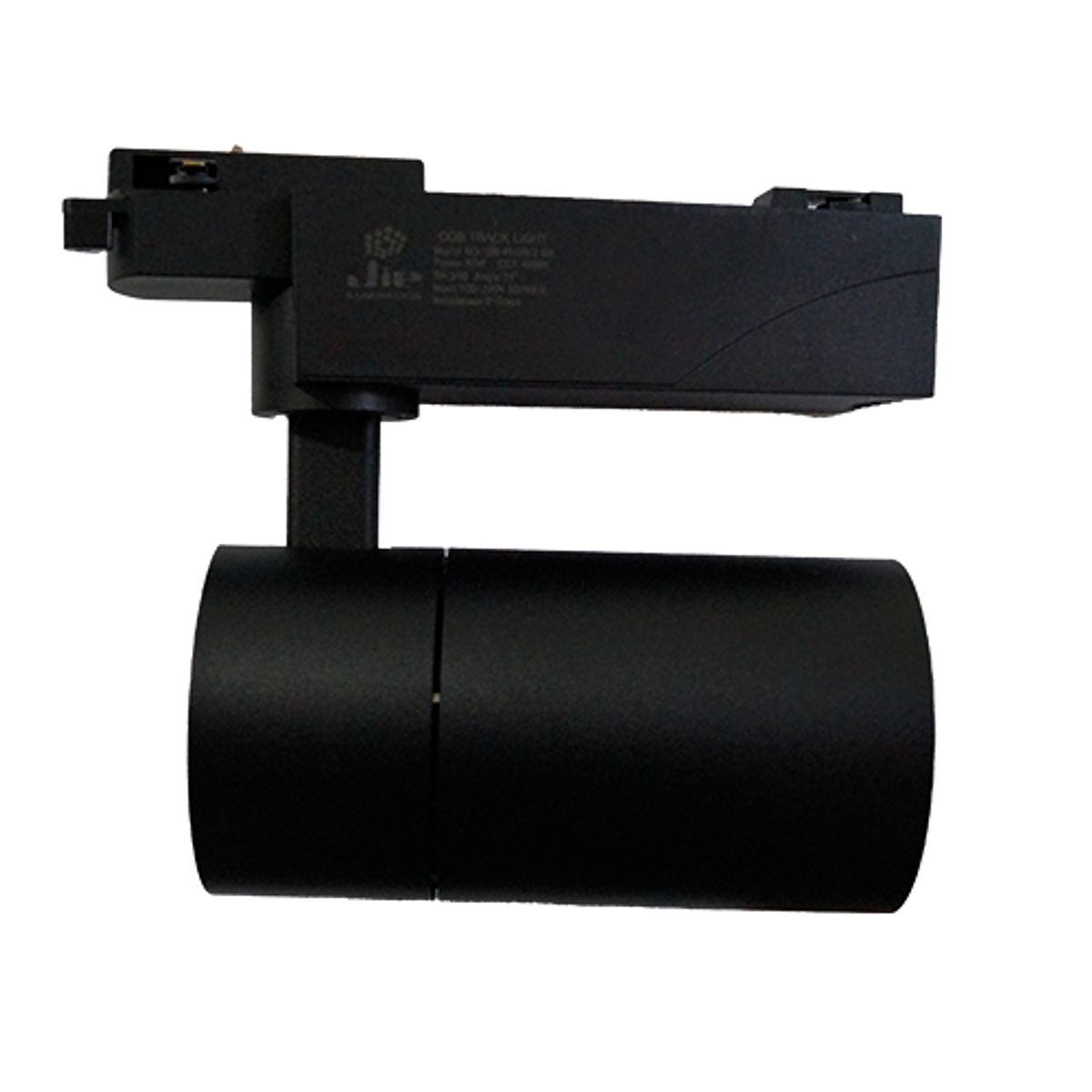 FOCO LED A RIEL TRIFÁSICO 40W NEGRO