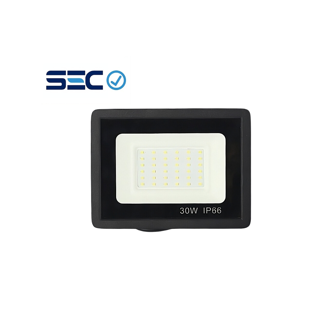 PROYECTOR LED ULTRA SLIM 30W IP66 NEGRO