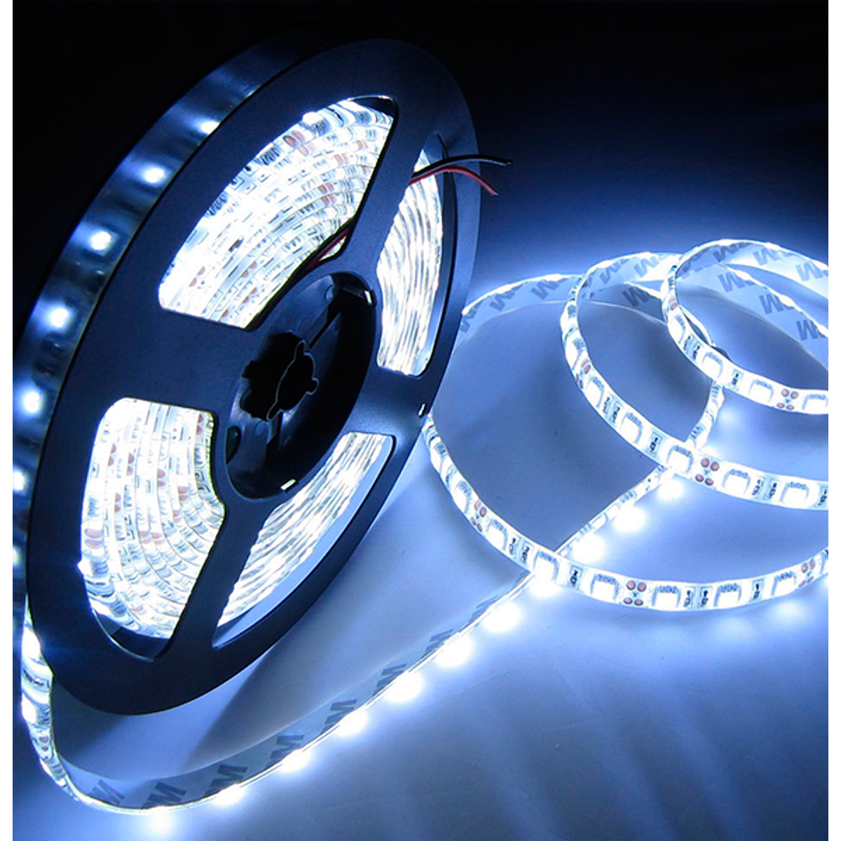 CINTA LED INTERIOR 14.4W 5050 60LEDs/m 5MT. 12V. LUZ FRÍA