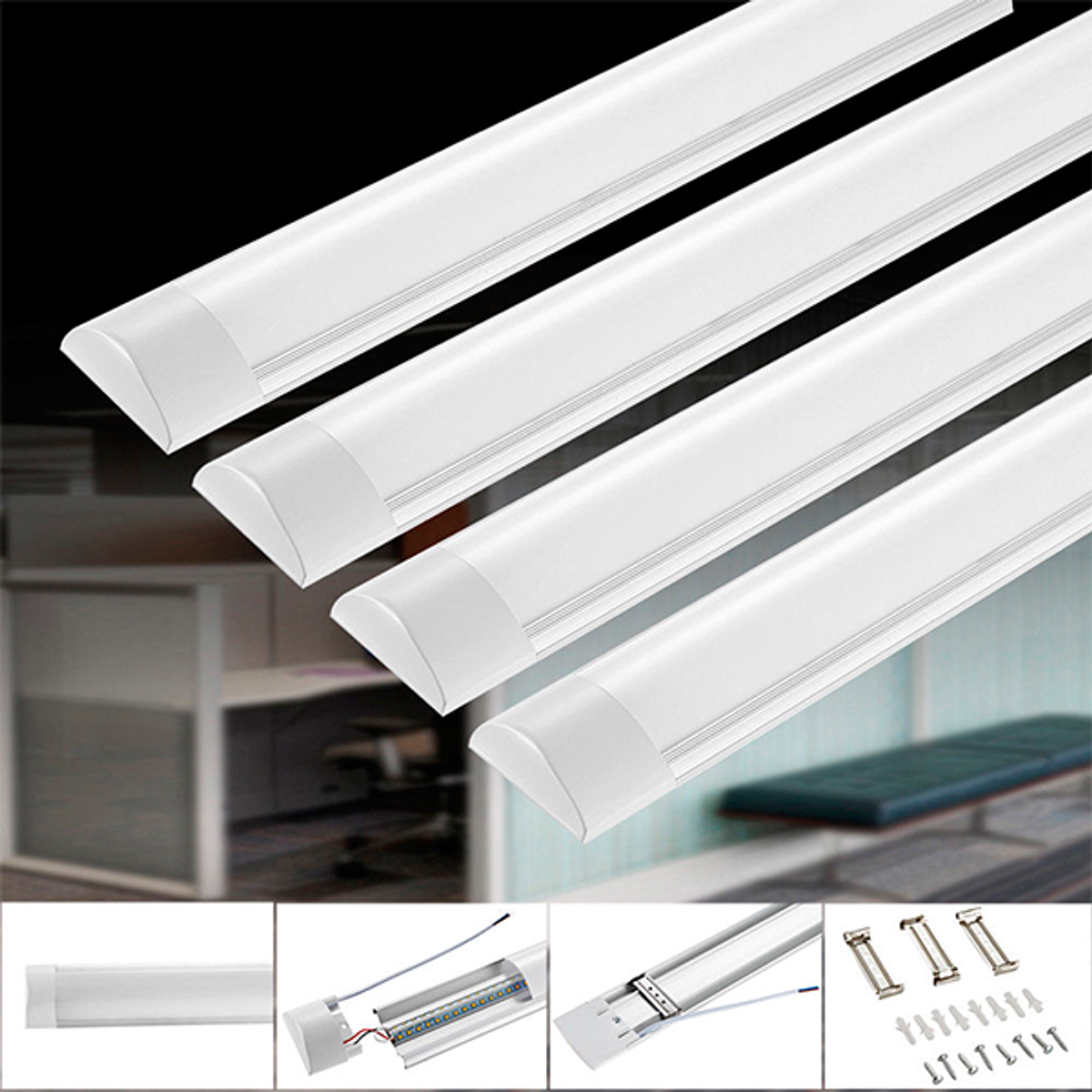 LINEAL LED FLAT 40W 120 CM. IP20 6500K