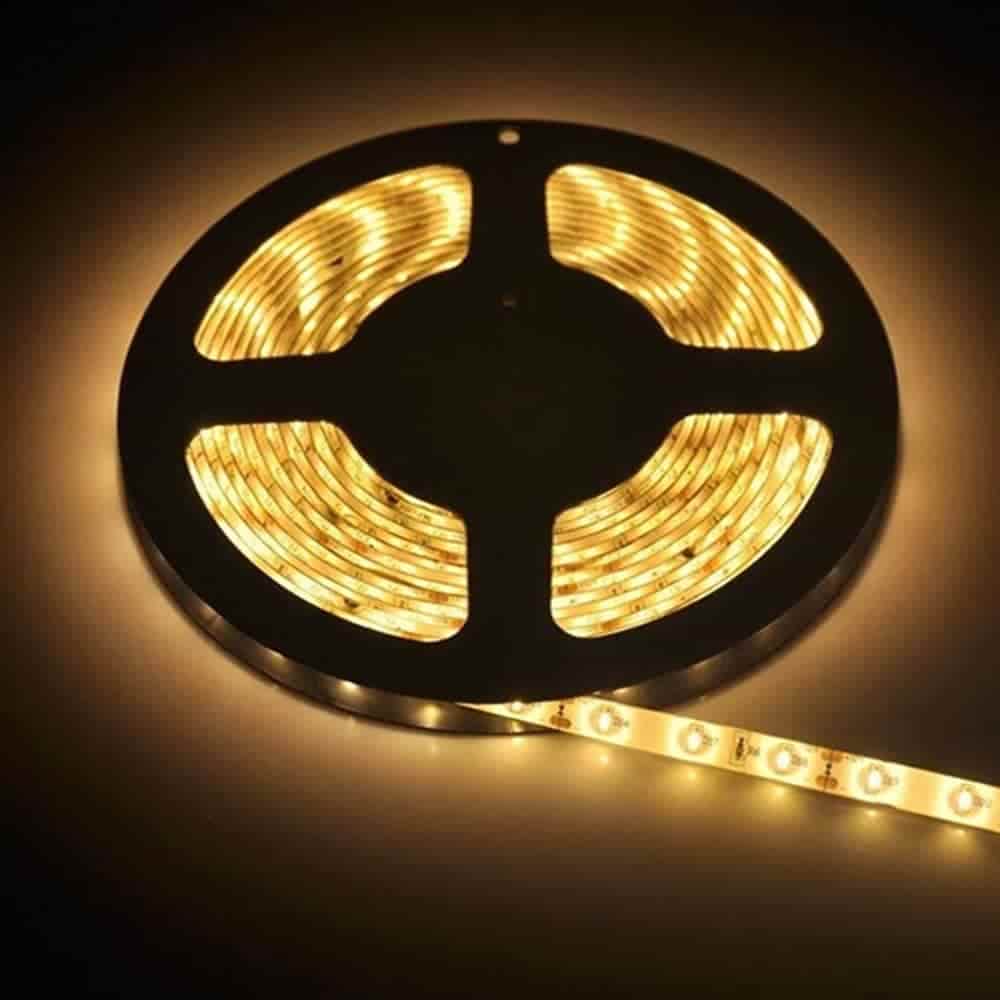 CINTA LED EXTERIOR 14.4W 5050 60LEDs/m 5MT. 12V. LUZ CÁLIDA