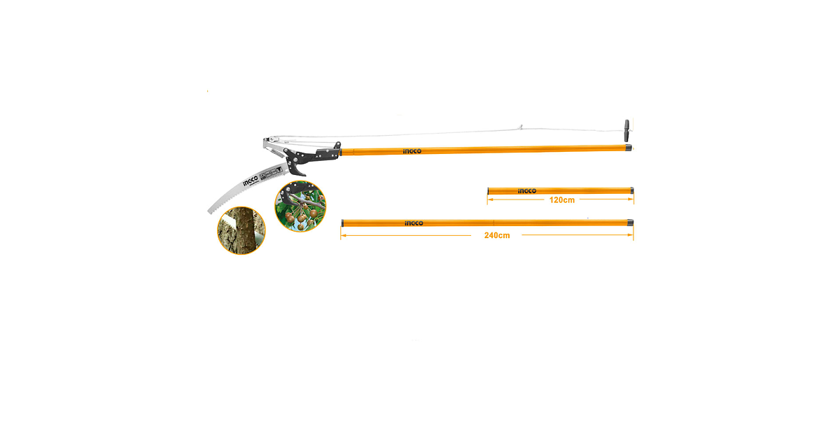 Tijera Corta Ramas Extensible HEPS25281 Ingco