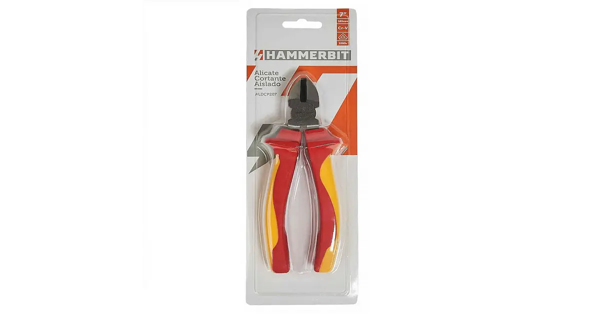 Alicate universal aislado 7 Hammerbit - El Metro - Segur...