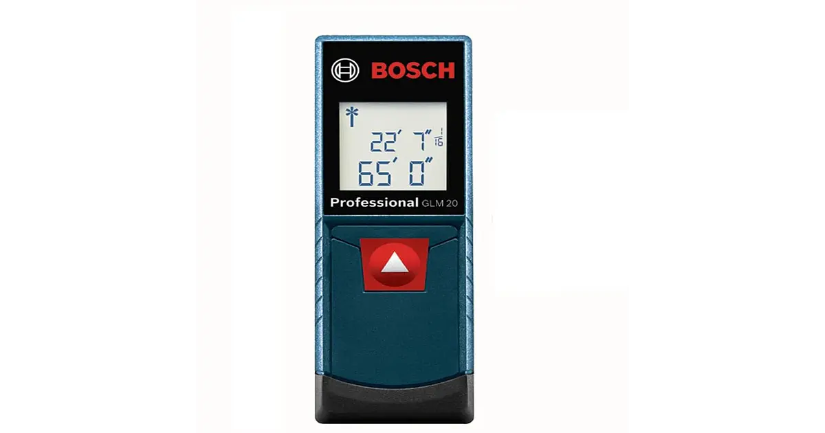 Medidor Laser de Distancia GLM-20 Prof Bosch