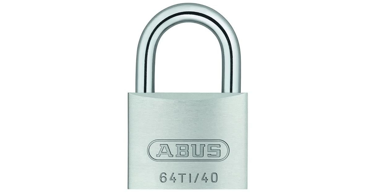Candado Titalium 64TI40 ABUS - Aluminio Macizo - Segurida...
