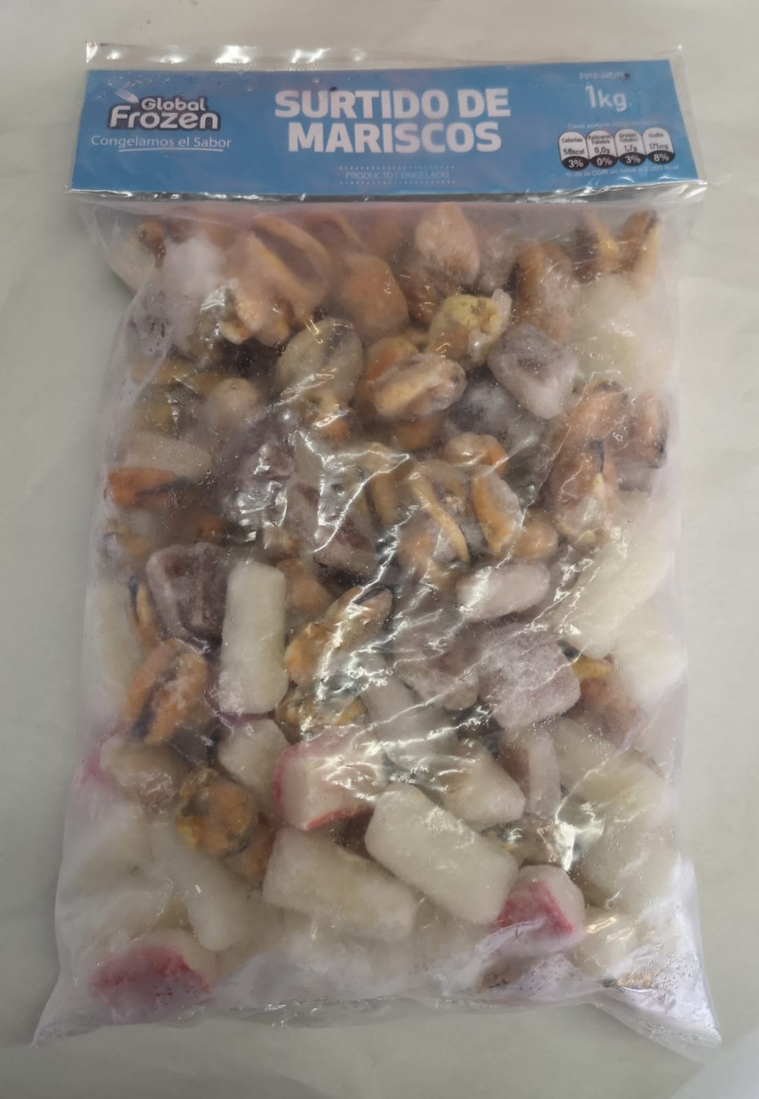 Surtido de mariscos Global Frozen 1 kg