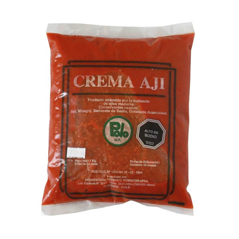 Crema Ají polo 1 kilo