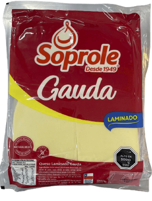 Queso Gauda SOPROLE Laminado granel 250 grs