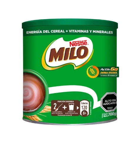 Saborizante para Leche Milo 700g