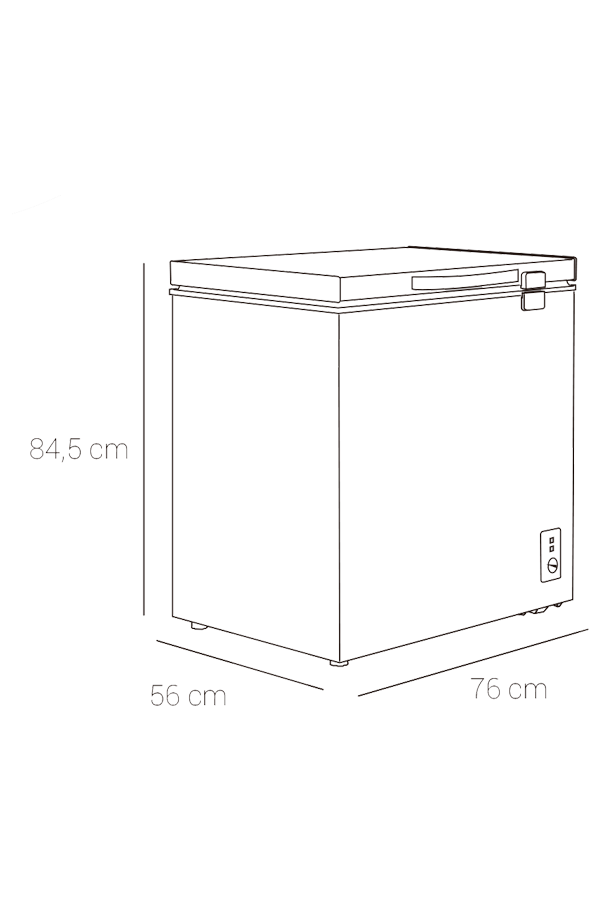 Freezer Horizontal 150 Lts. Triple Función | ELPARRILLERO.CL Premium Store