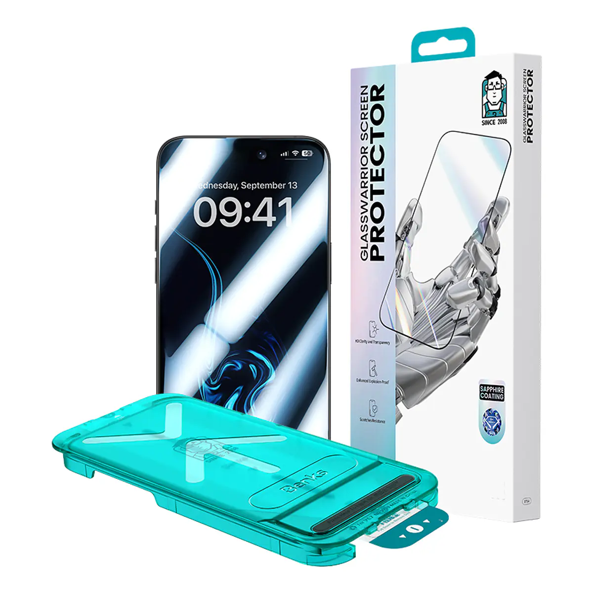 Mica Glass Benks Sapphire Coating Para iPhone 16 Normal 6.1