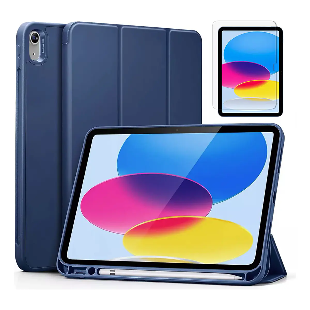 Pack Mica + Smart Case Para iPad A16 Chip 11ma Gen (2025)