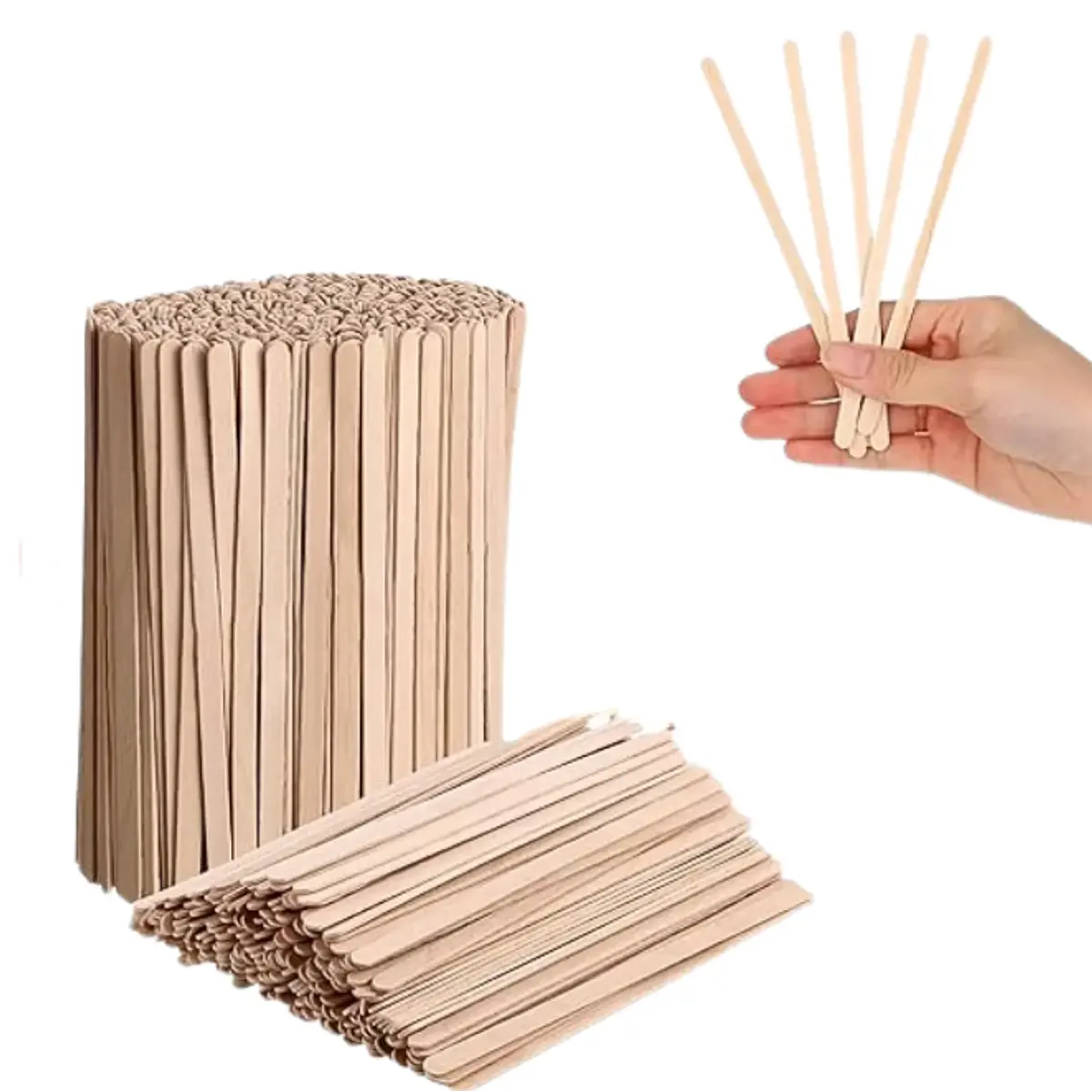 Revolvedor de Madera 18 cm - Paquete de 100 Unidades | EMPAK2