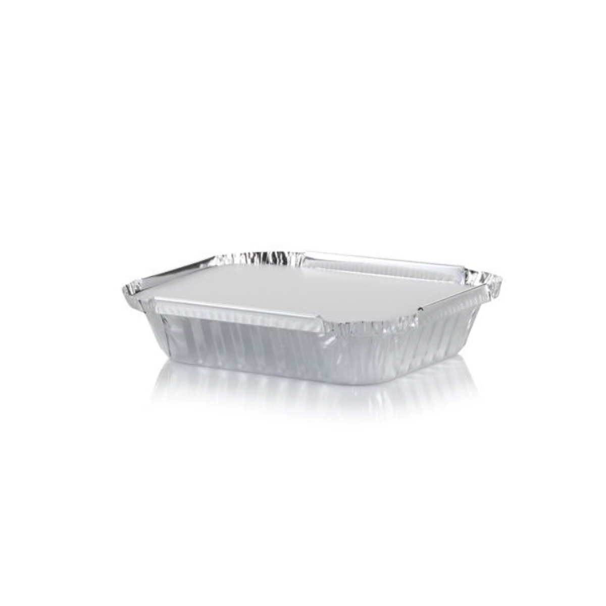 Contenedor de Aluminio C-8L con Tapa - Paquete de 20 Unidade | EMPAK2