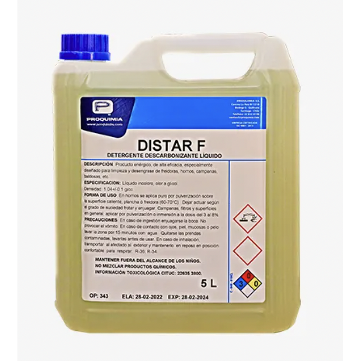 Desengrasante profesional DISTAR F | Empresur