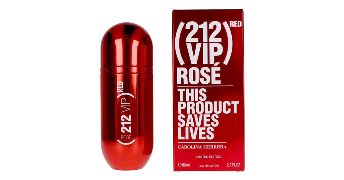 212 Vip Rose Red 80ml EDP de Carolina Herrera