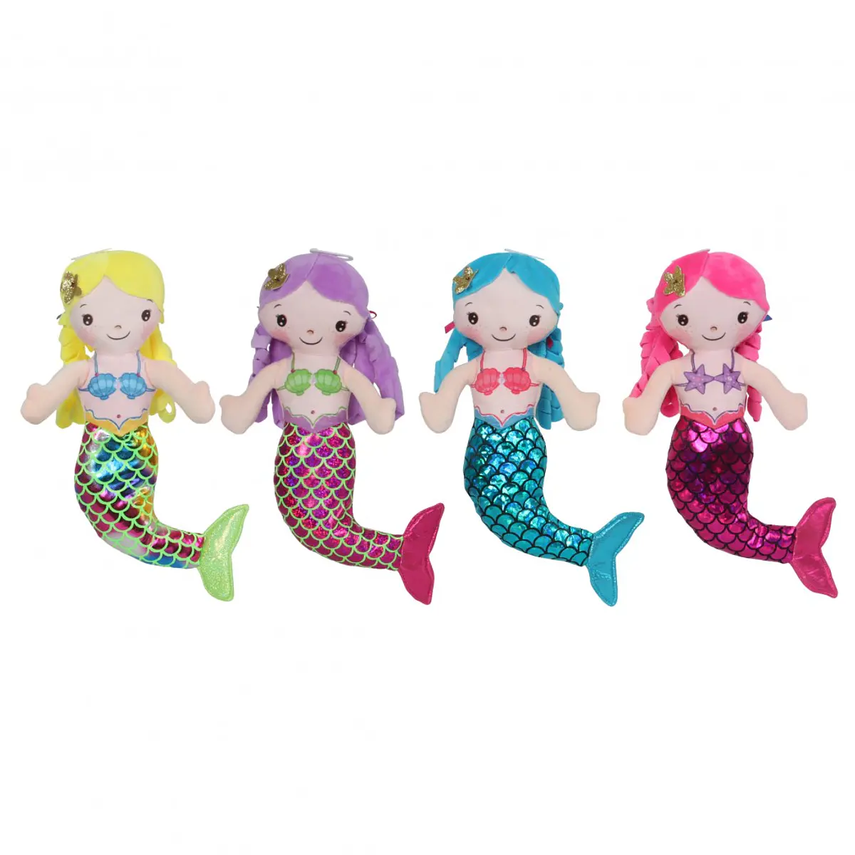 Muñeca de trapo - Sirena Lila