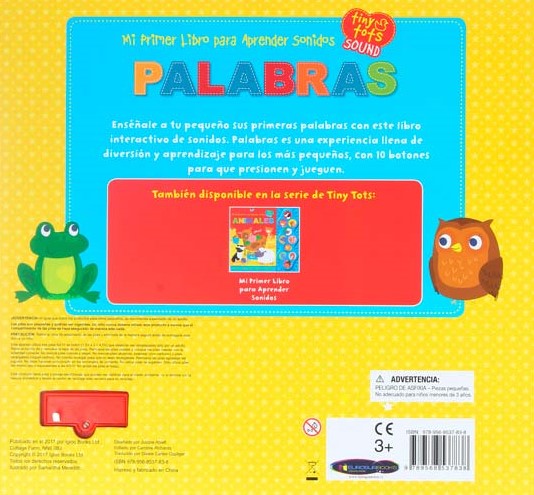Libro infantil Mi primer libro para aprender sonidos - Palab