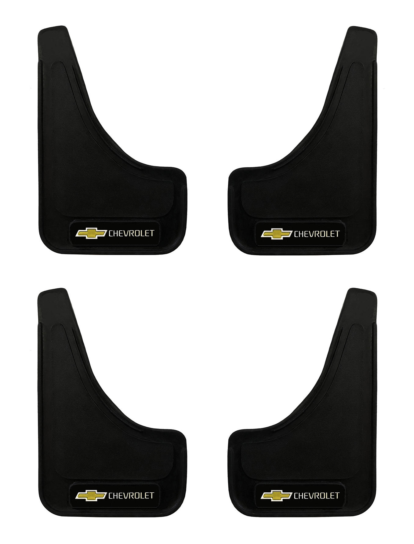Pack 4 Guardabarro Guardafango Chevrolet Para Autos Unive...