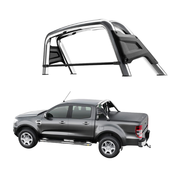 Barra antivuelco cromada new K1 Ford Ranger 2013-2022