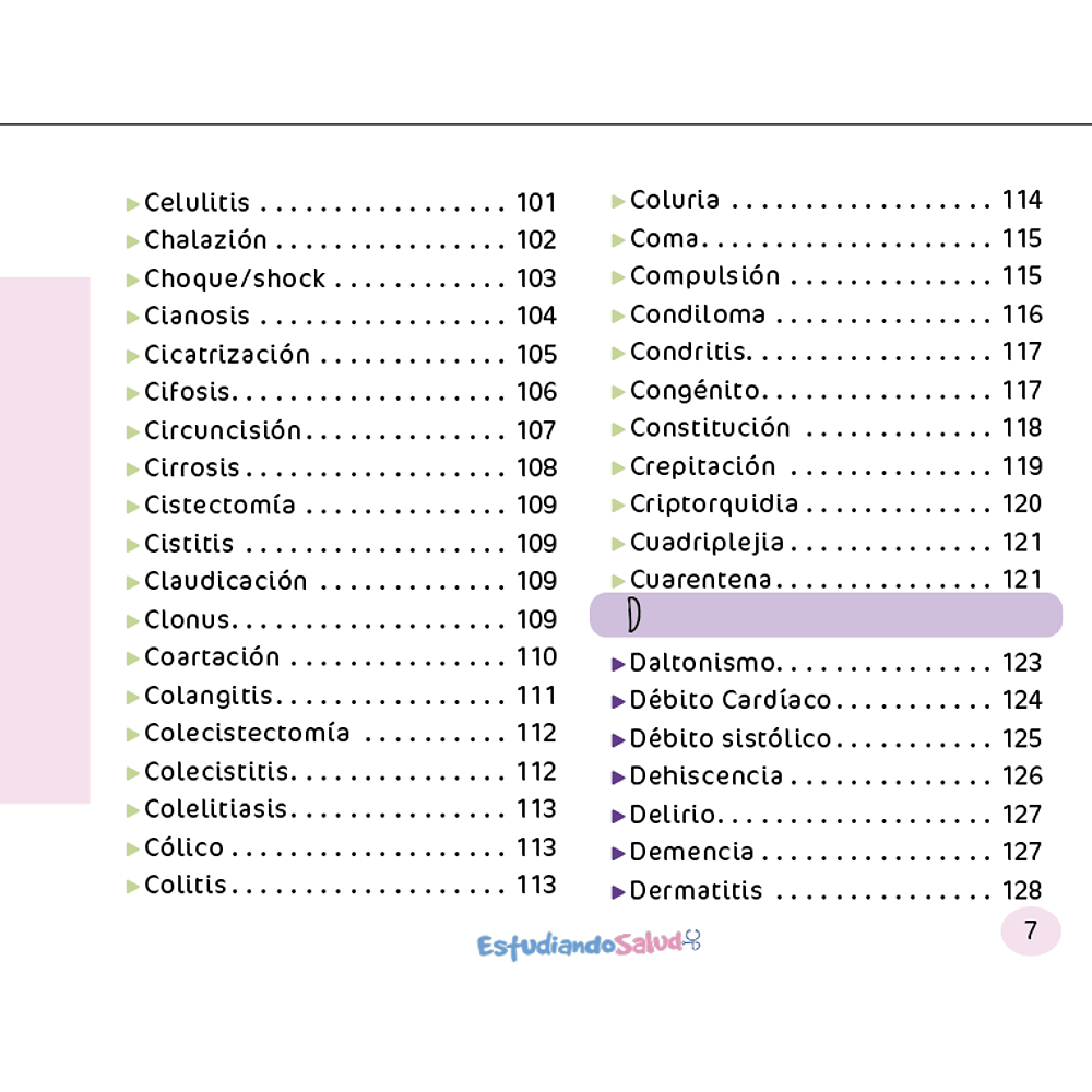 Libreta Diccionario en Salud
