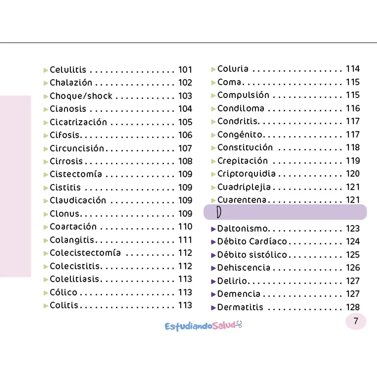 Libreta Diccionario en Salud