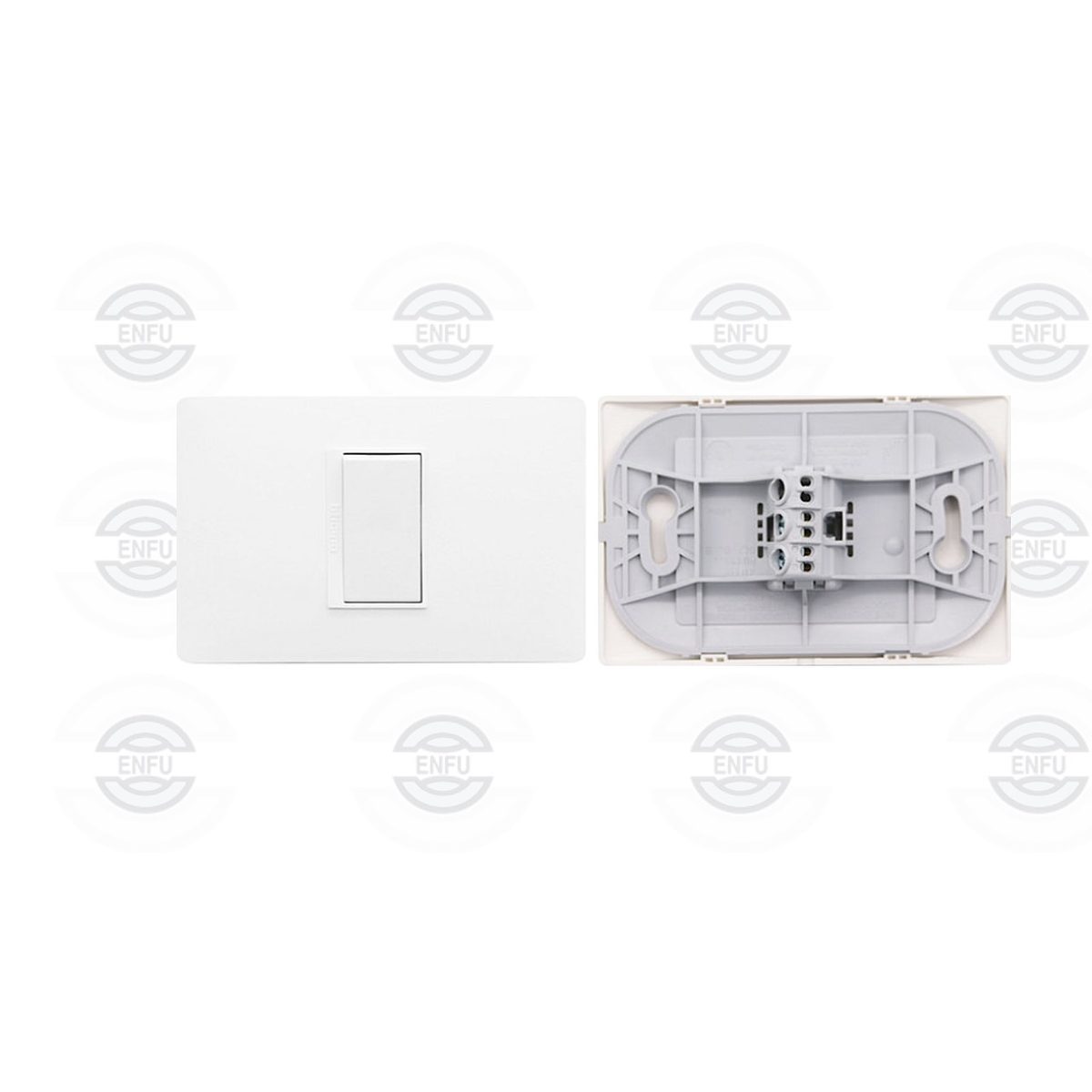 Interruptor simple 9/12 Bticino Luzica Blanco