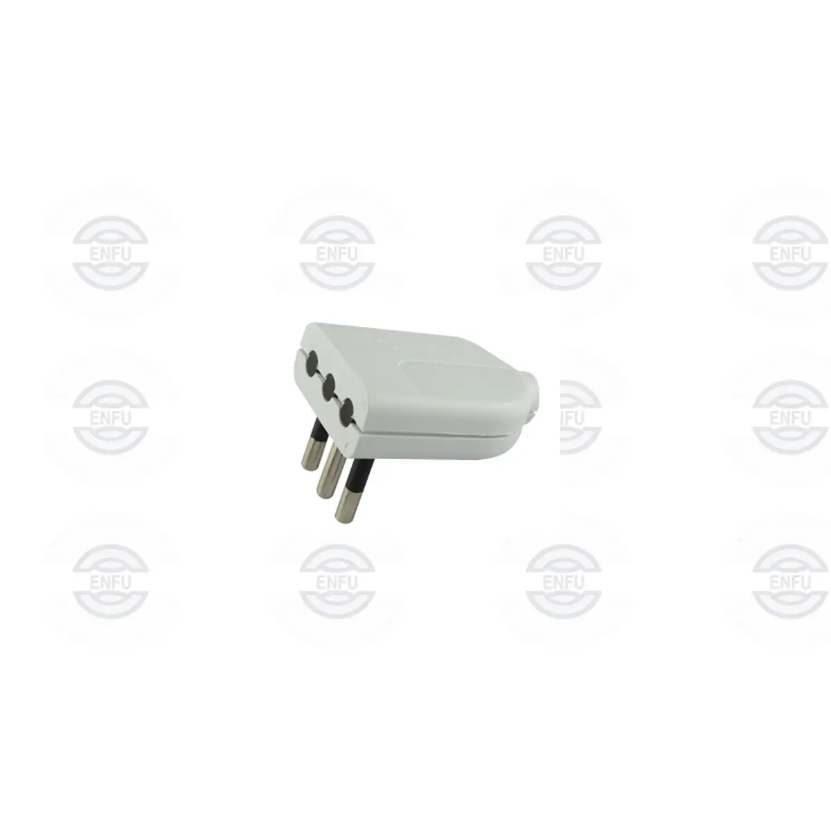 Enchufe Macho Blanco convertible 10A 2P+T