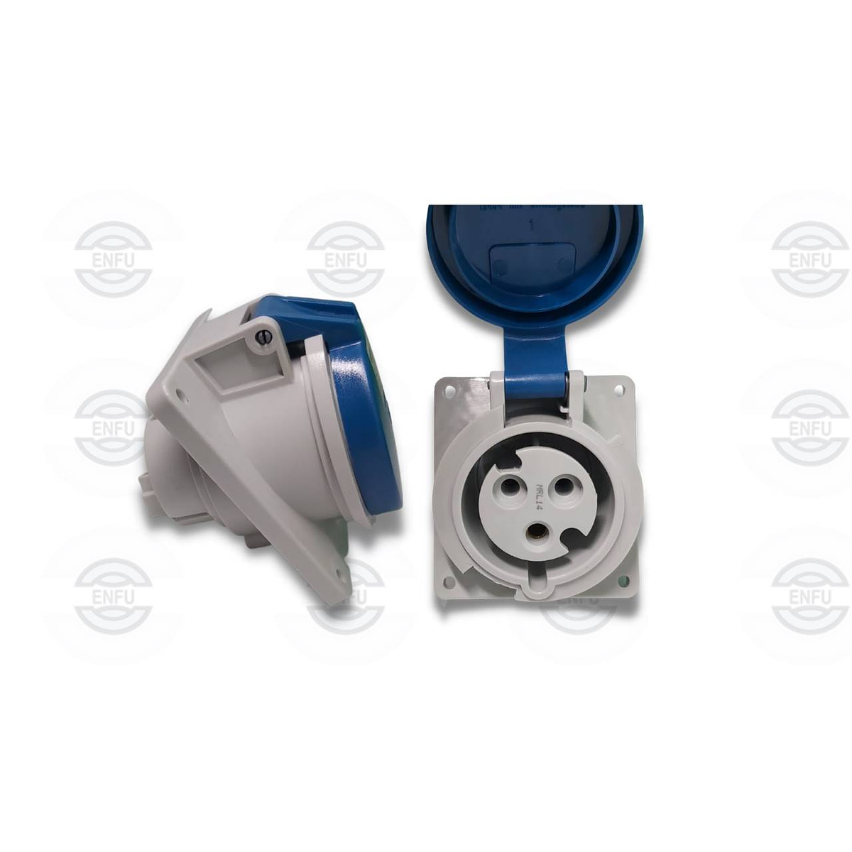 Enchufe Mennekes Hembra industrial embutida 2P+T 32A