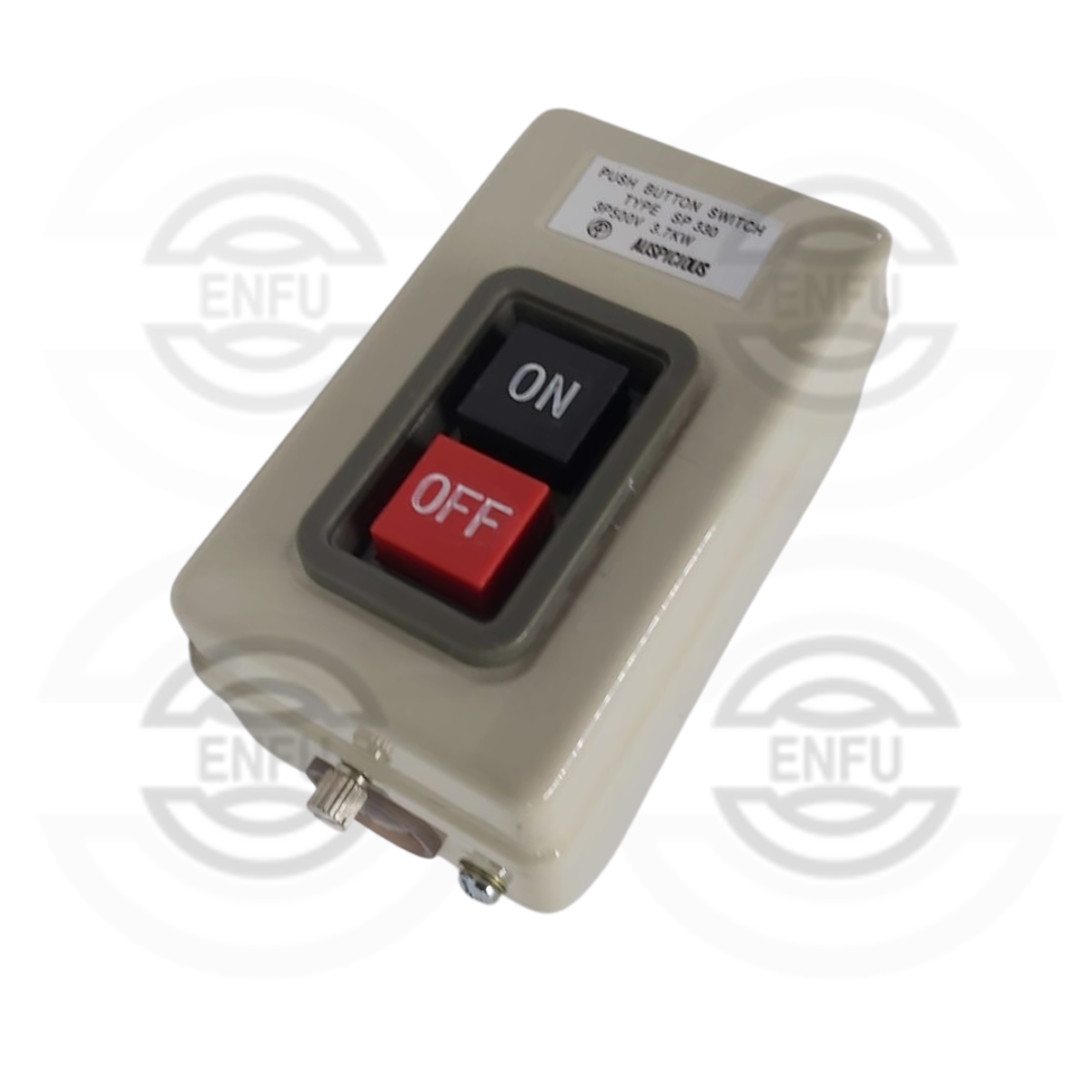 Botonera Partir/Parar Mecánica, de Metal 3P+T 30A