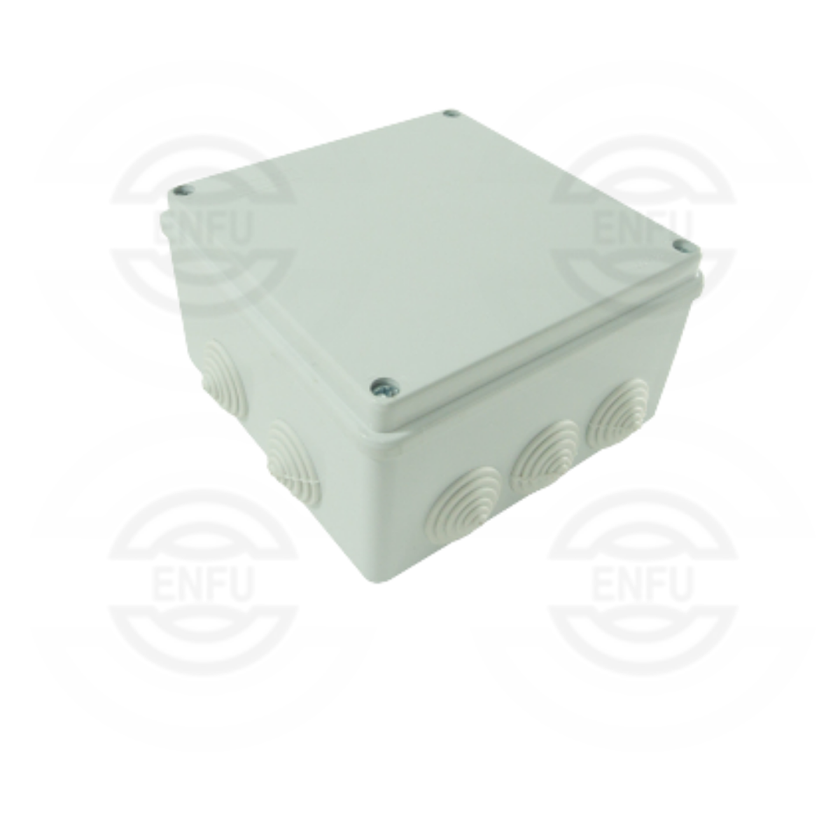 Caja estanca 150x150x80 IP 54, 10 con conos