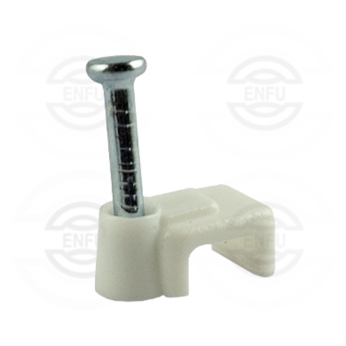 Grampa cable paralelo blanco Bolsa de 100 unidades MEC