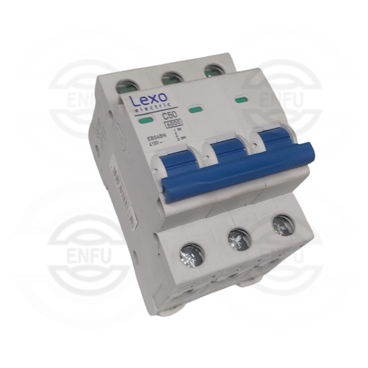 Interruptor automático trifásico 3x50A, 6kA Lexo