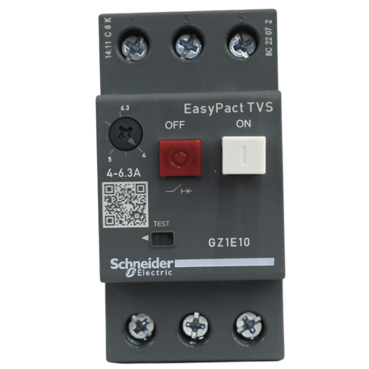 Guardamotor magnetotérmico EasyPact TVS 4A - 6.3A