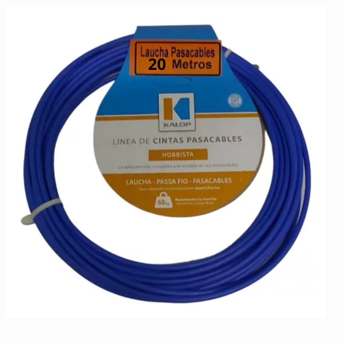 Cinta Laucha Pasacables Hobbista Kalop 20 Mts
