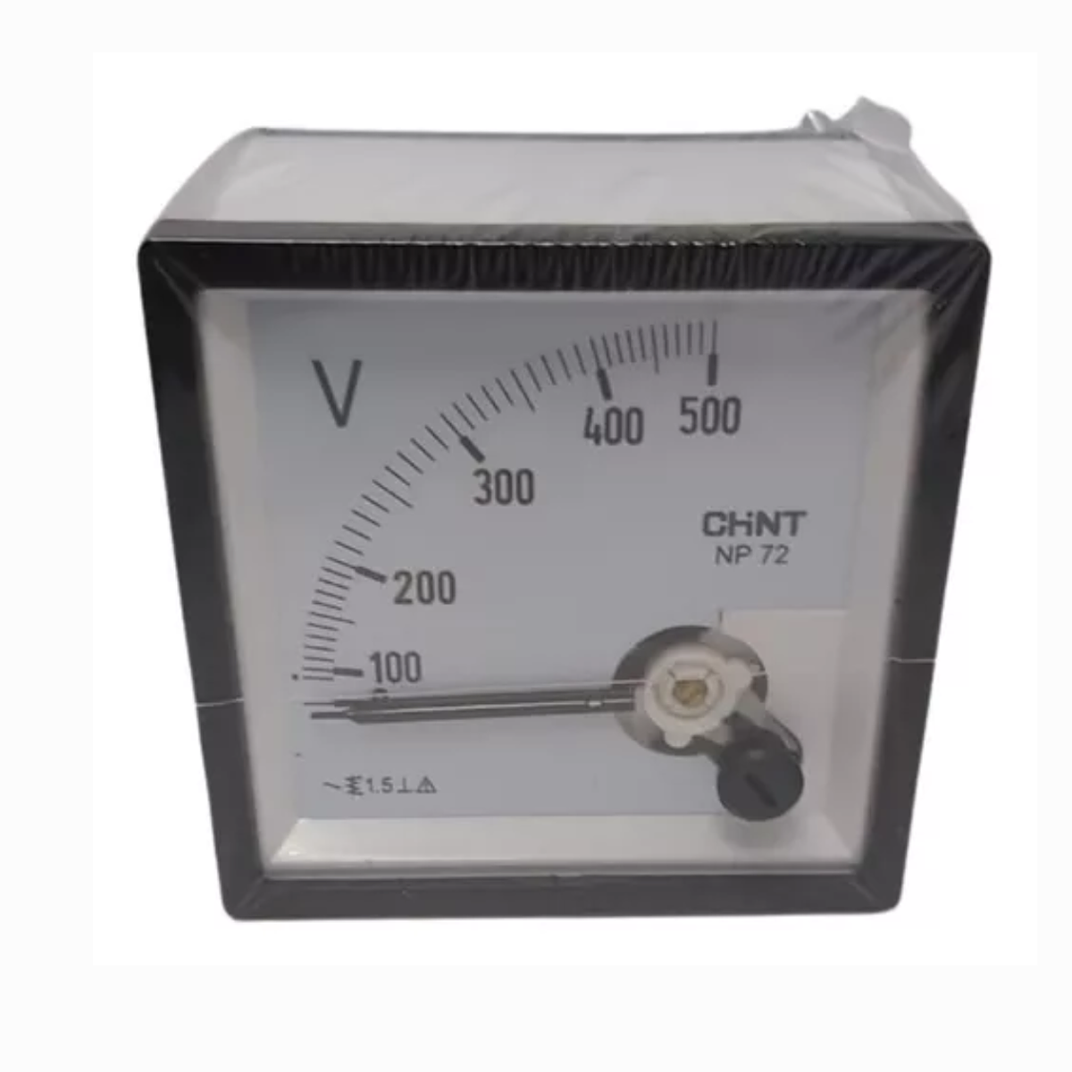 VOLTÍMETRO 0-500VCA 50HZ 72X72MM CHINT