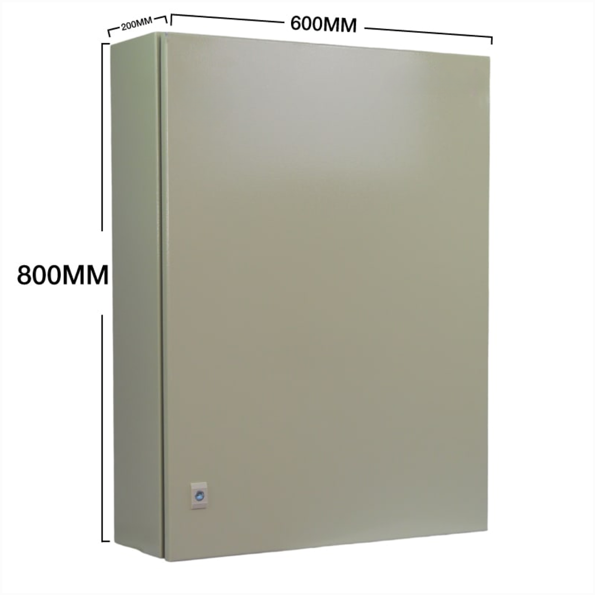 GABINETE METÁLICO CON CHASIS 800X600X200 ABATIBLE 1 PUERTA 5