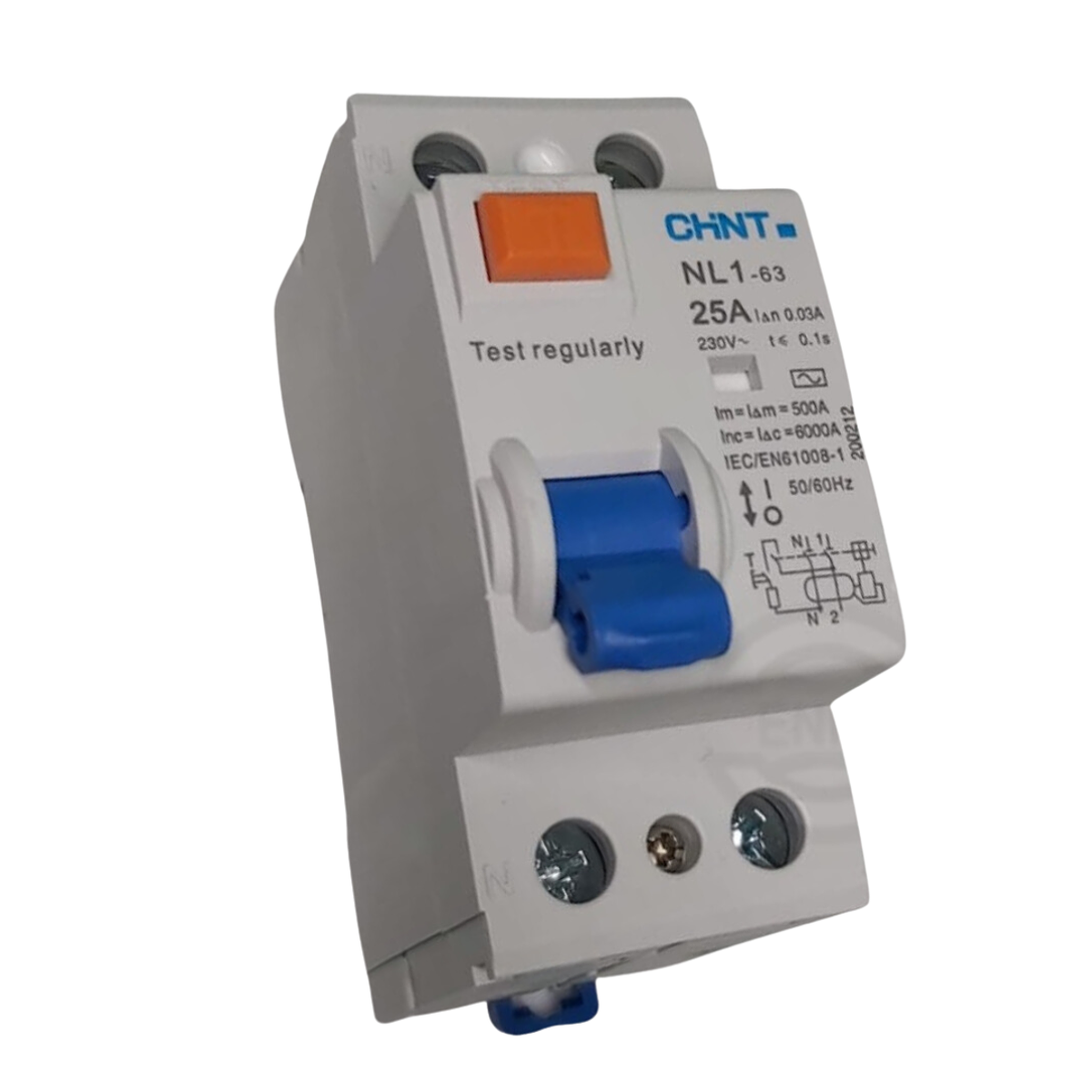 Interruptor Diferencial 2x25A 30mA NL1 TIPO AC CHINT