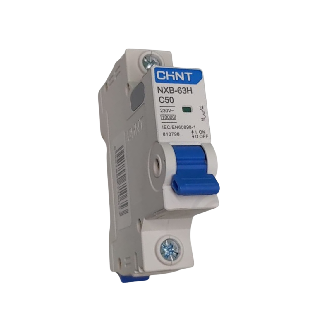 Interruptor automático 1p 50A Curva C 10kA Chint